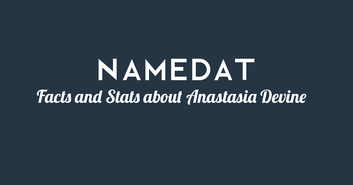 Anastasia Devine: Background Data, Facts, Social Media, Net Worth and more!