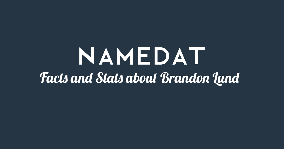 Brandon Lund: Background Data, Facts, Social Media, Net Worth and more!