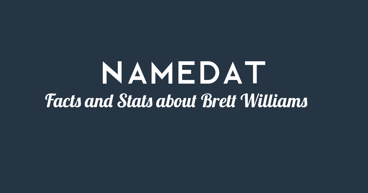 Brett Williams: Background Data, Facts, Social Media, Net Worth and more!