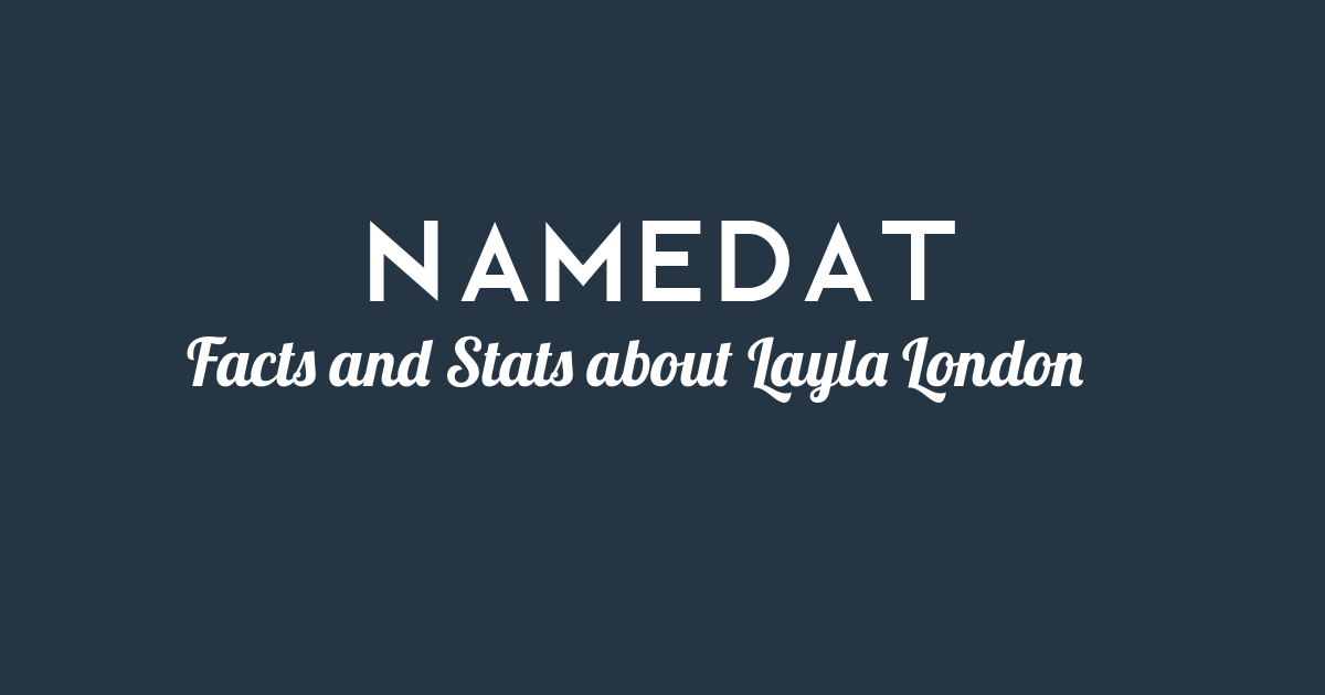 Layla London: Background Data, Facts, Social Media, Net Worth and more!