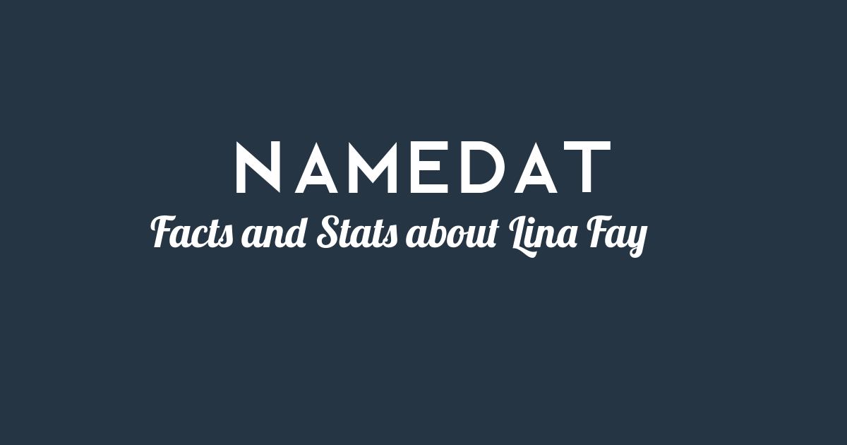 Lina Fay: Background Data, Facts, Social Media, Net Worth and more!
