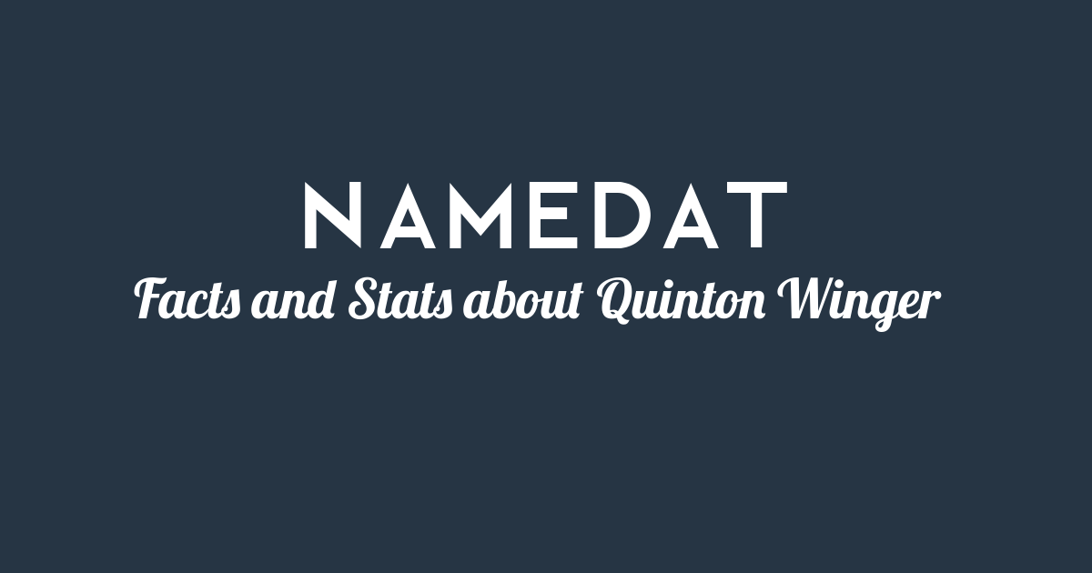 Quinton Winger: Background Data, Facts, Social Media, Net Worth and more!