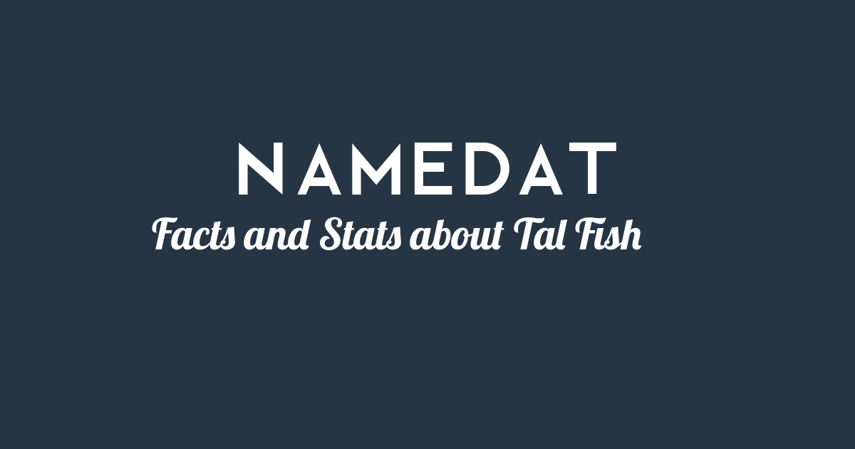 Tal Fish: Background Data, Facts, Social Media, Net Worth and more!