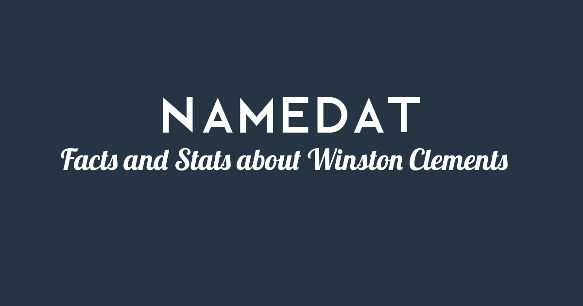 Winston Clements: Background Data, Facts, Social Media, Net Worth and more!